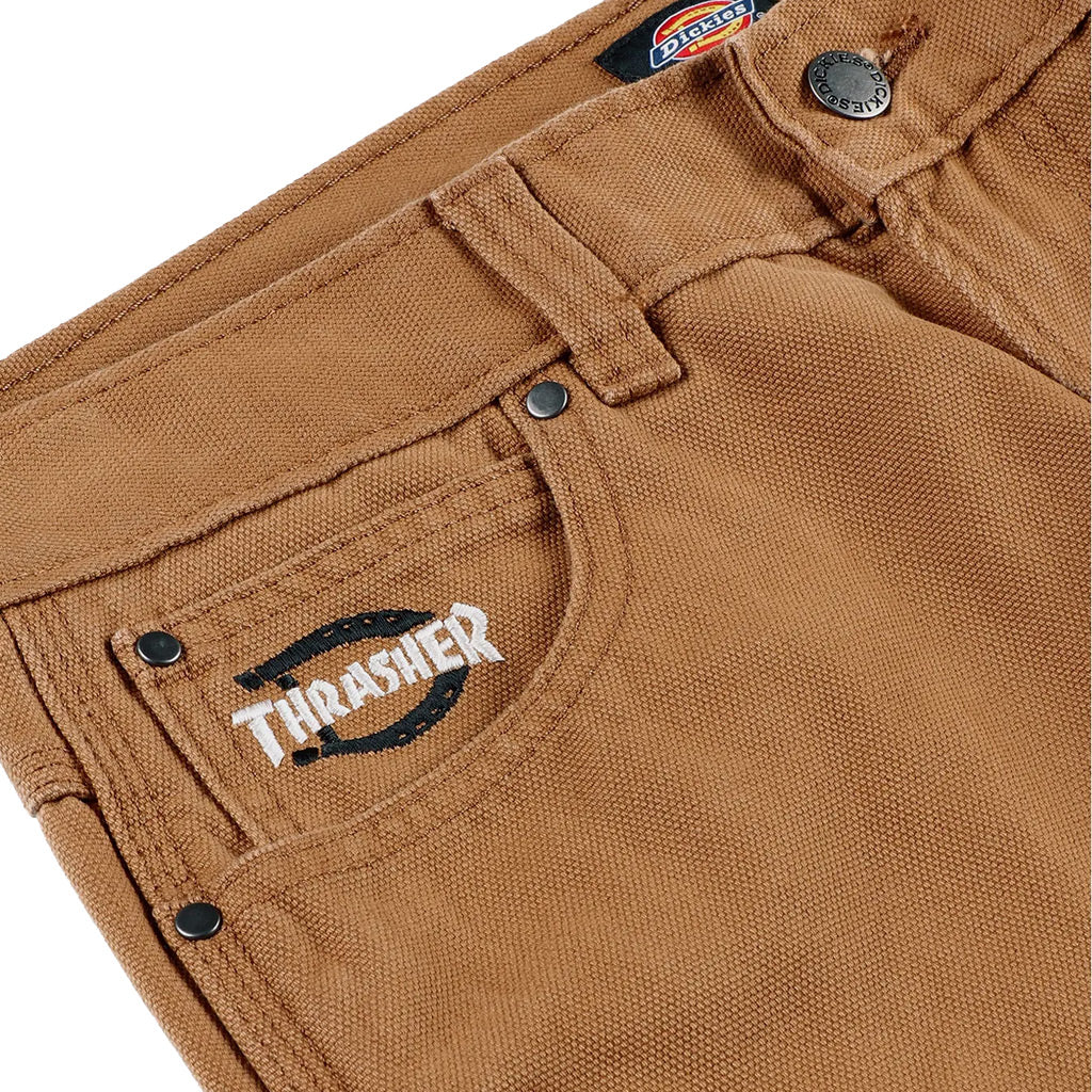 Thrasher X Dickies Pant Brown Duck – Welcome Skateshop | Madrid