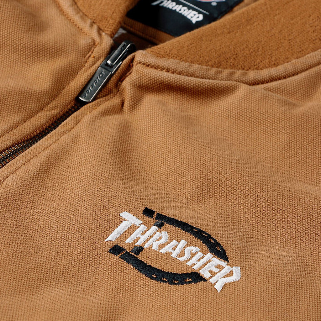 Thrasher X Dickies Vest Brown Duck – Welcome Skateshop | Madrid
