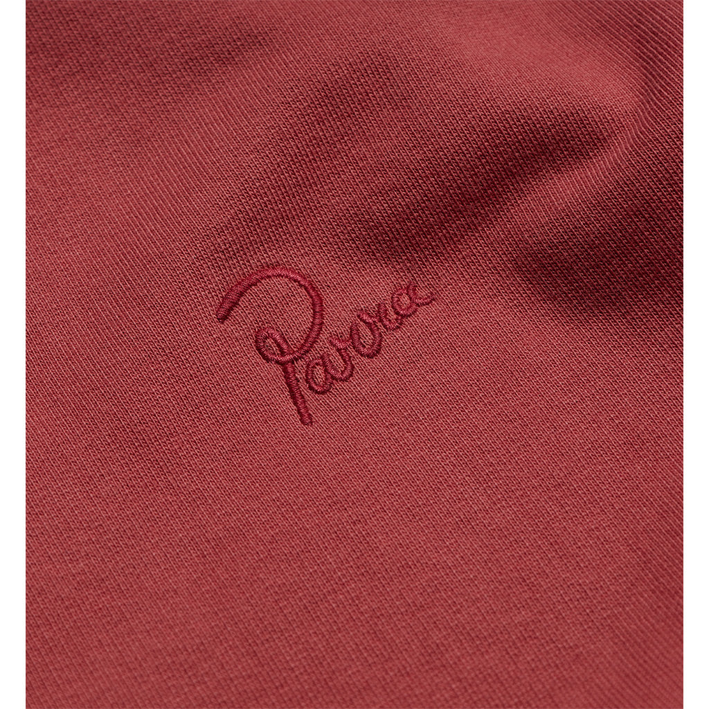 Parra Script Logo Hood Brick Red – Welcome Skateshop | Madrid