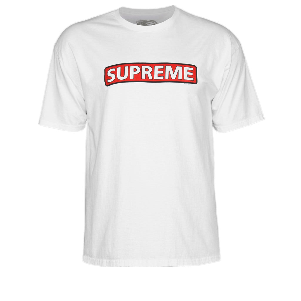 Powell Peralta Supreme White Tee – Welcome Skateshop | Madrid